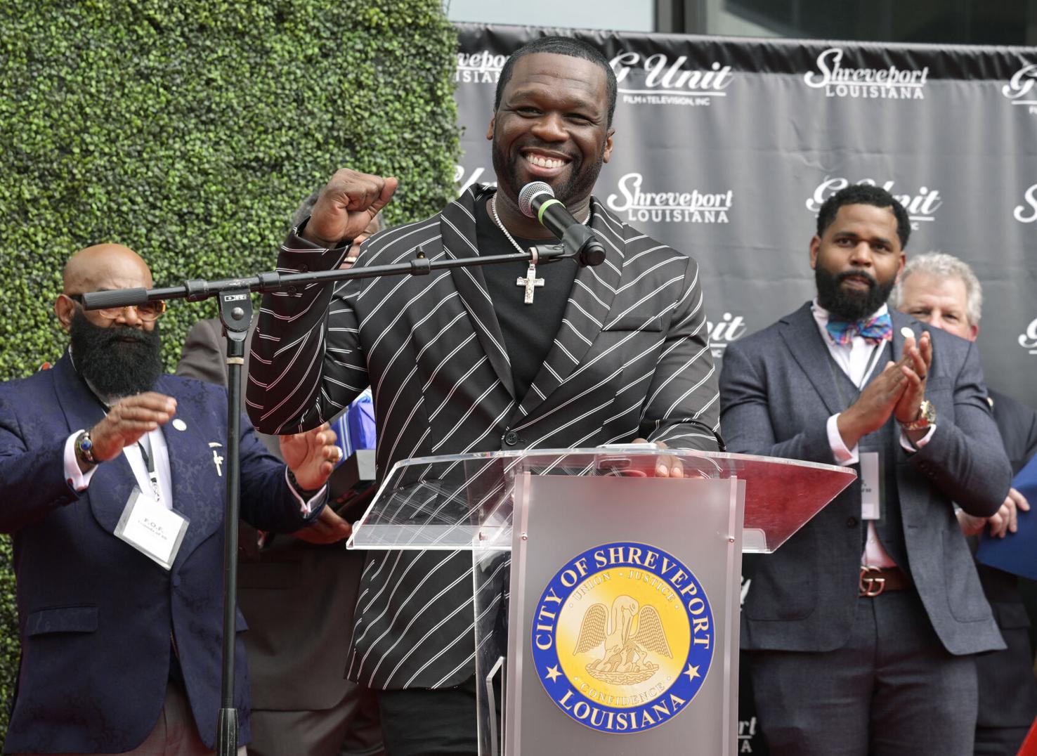 Shreveport welcomes 50 Cent with G-Unit Studios celebration | Food ...