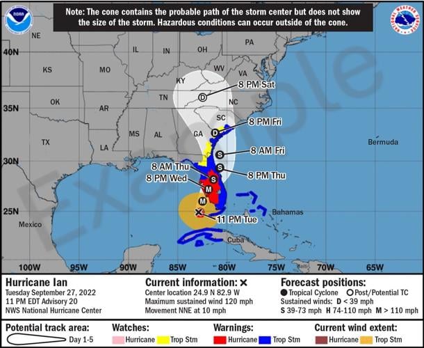 Hurricane forecast cone change: What it means for Louisiana. | News ...