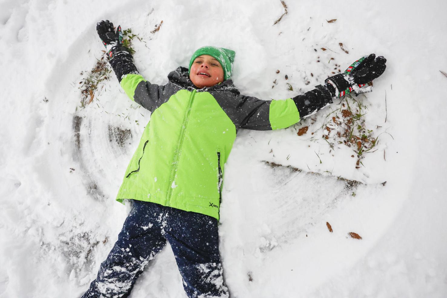 Photos: Rare New Orleans snow day means sliding, snowballs and selfies ...