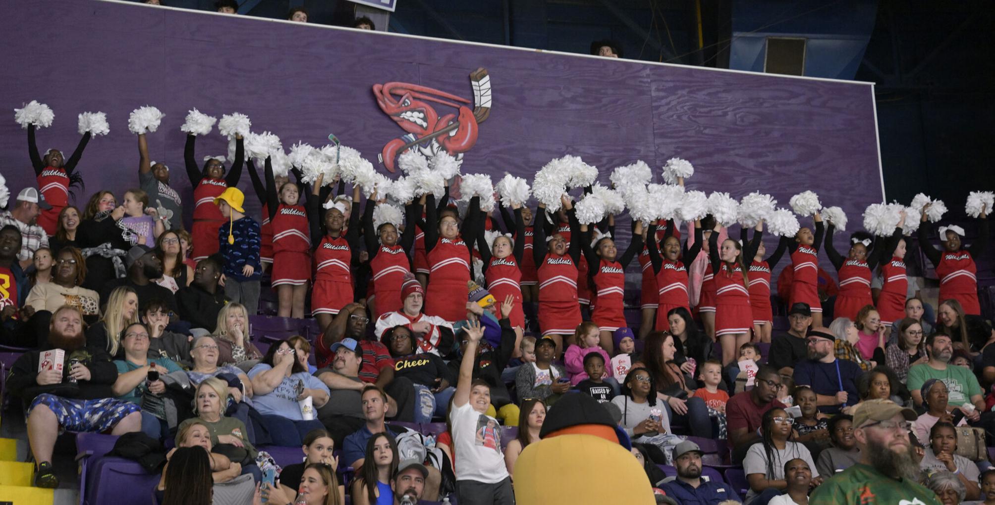 Photos: Cheerleaders perform during Mudbugs intermissions | Photos ...