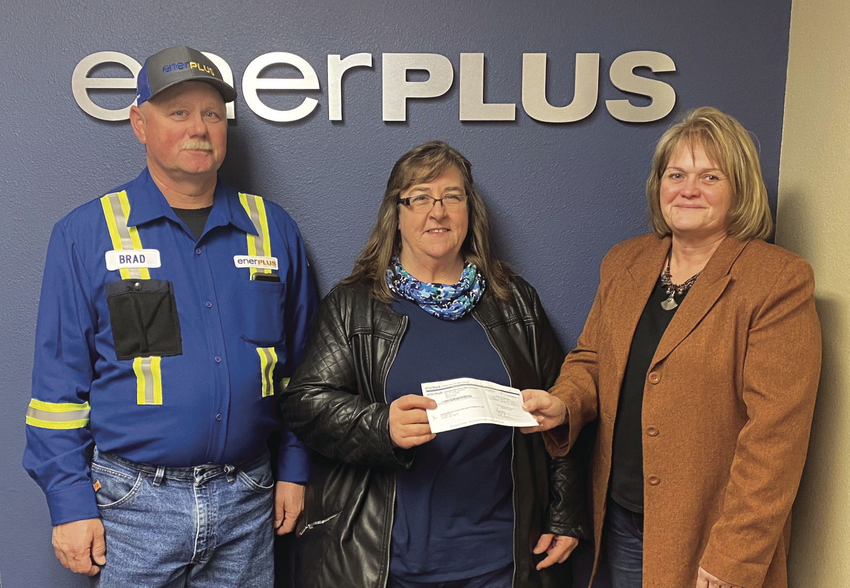 EnerPlus donates to Domestic Violence Coalition | Local News ...