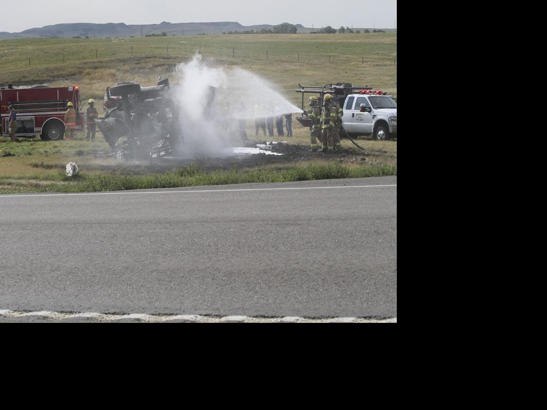 Rollover fire | Local News Stories | sidneyherald.com