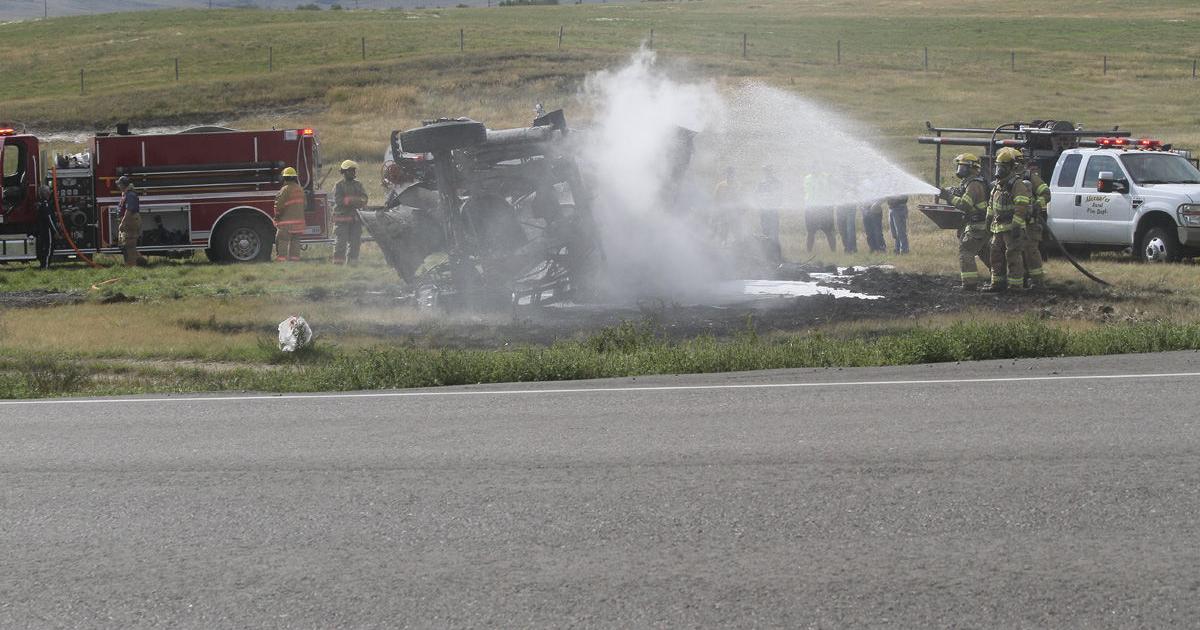 Rollover fire | Local News Stories | sidneyherald.com