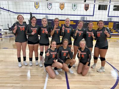 Lady Warriors volleyball team defeats Culbertson and Scobey | Local ...