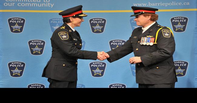 Officers and civilian recognized by Barrie Police Service