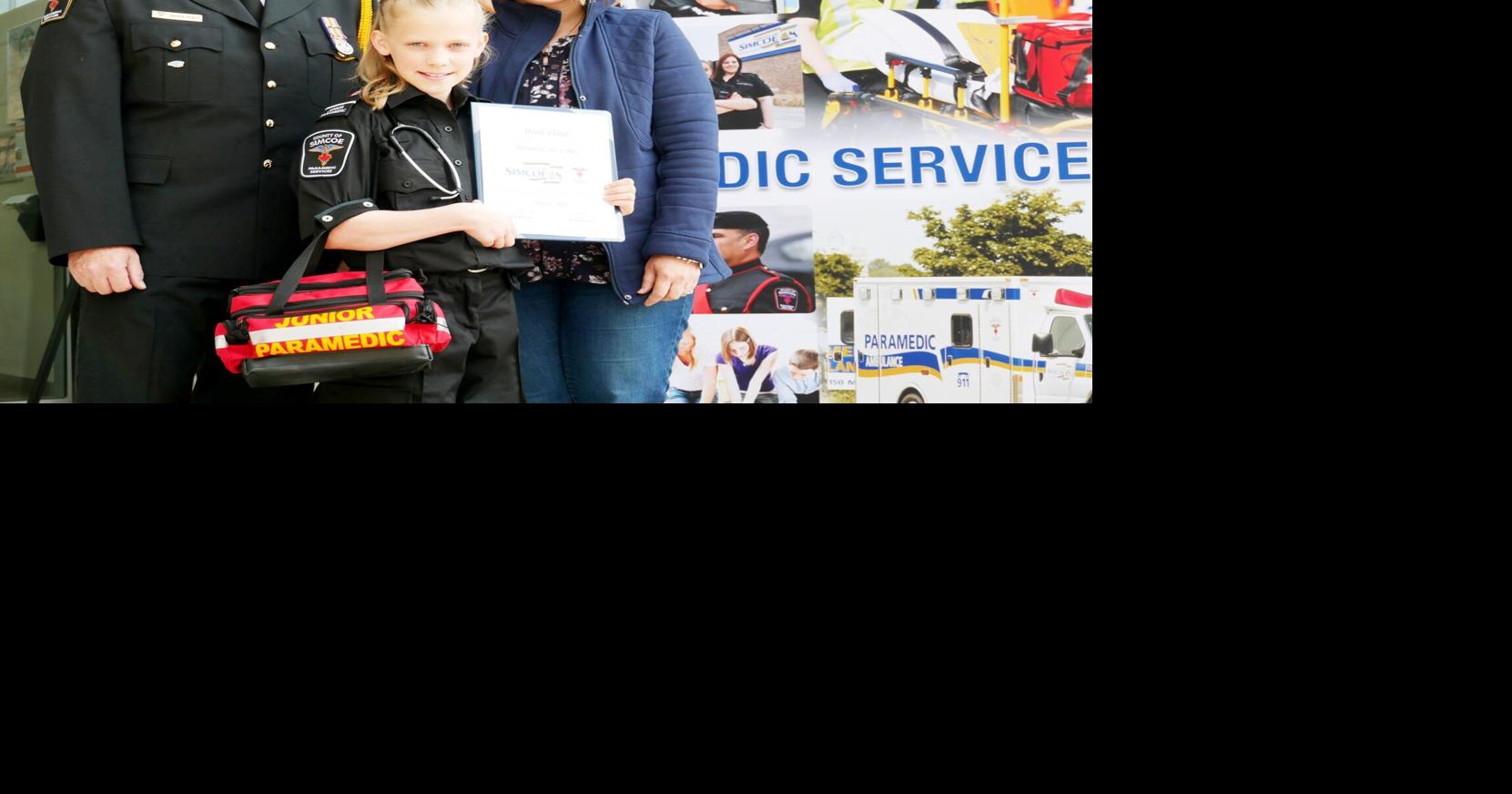 Alliston girl gets the chance to be a Simcoe County paramedic for a day