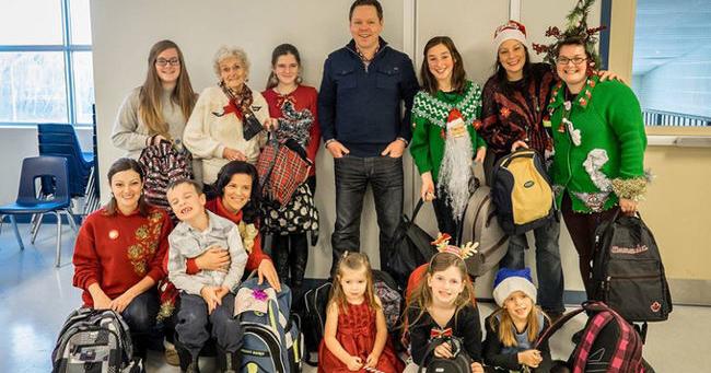 Angus family helps out others