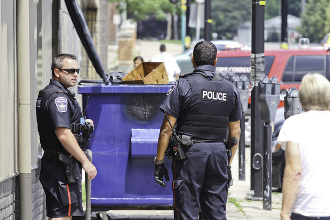 Barrie police say man started fire in waste bin