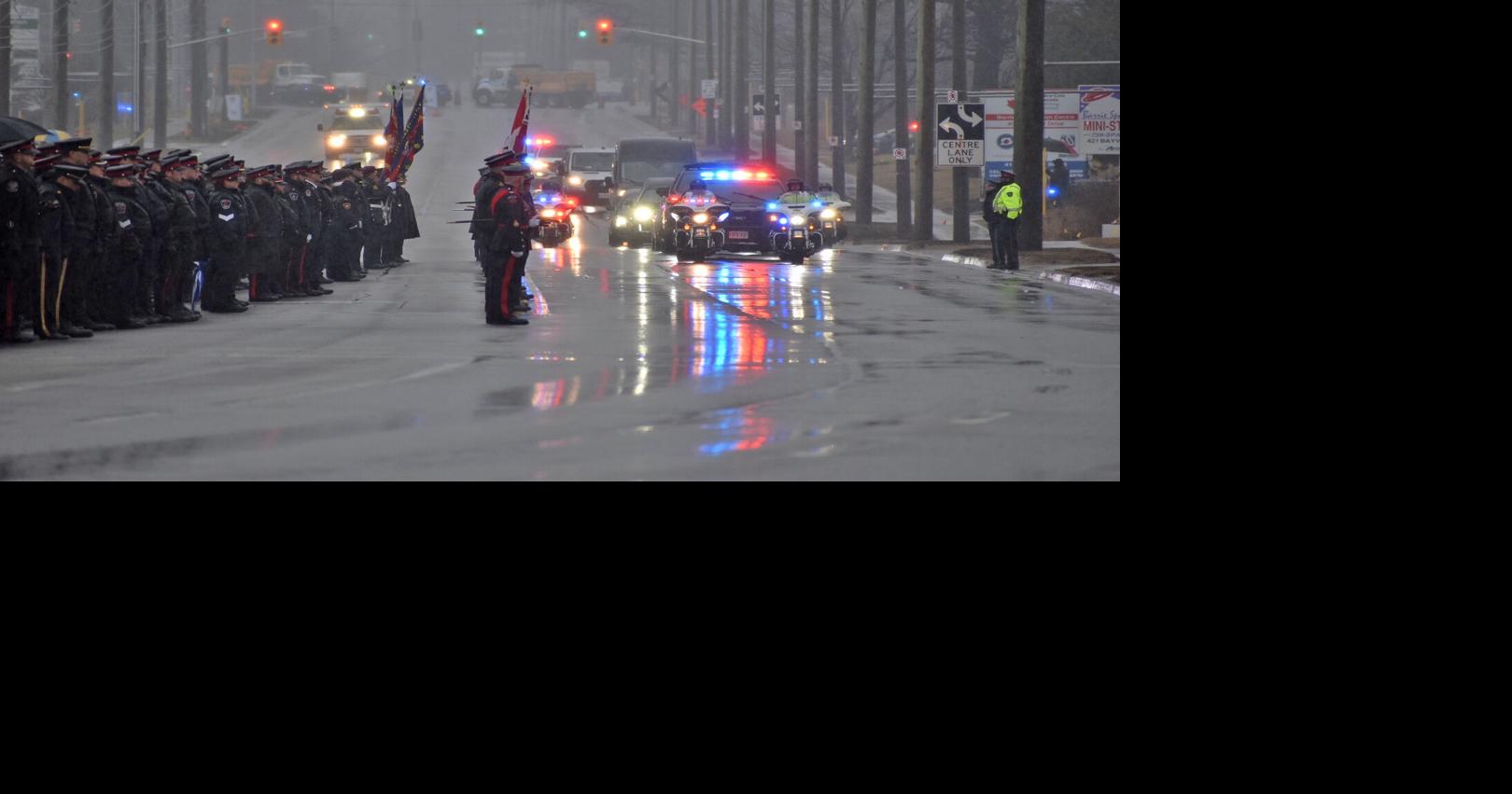 OPP officer slain on-duty remembered at Barrie funeral