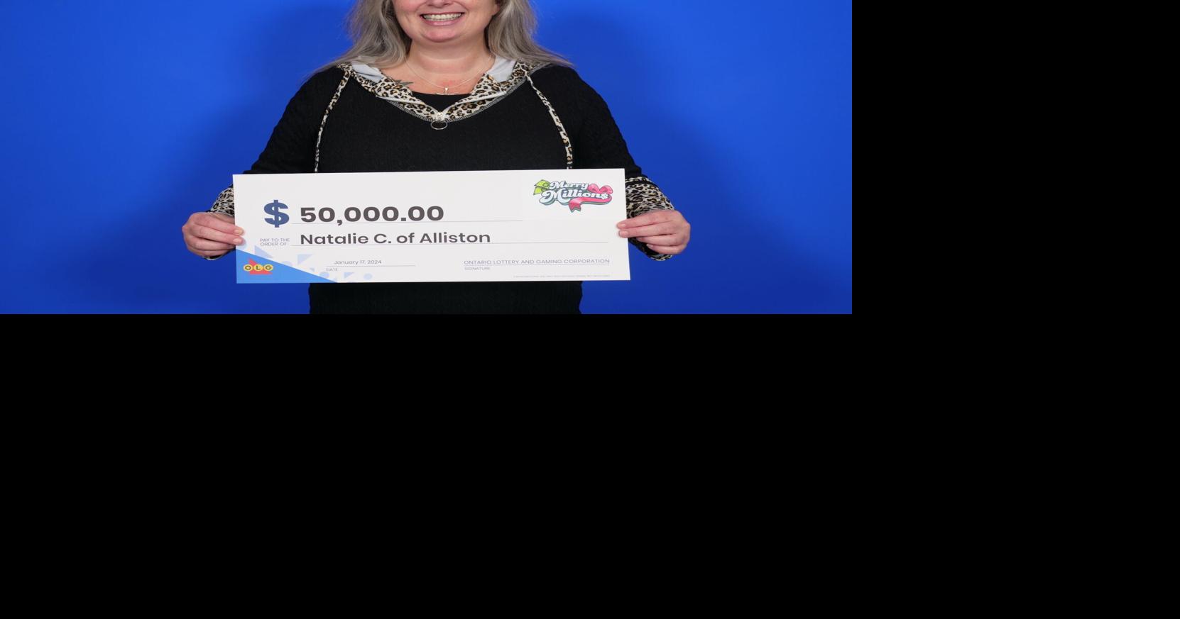 Pair of Merry Millions winners in Barrie, Alliston