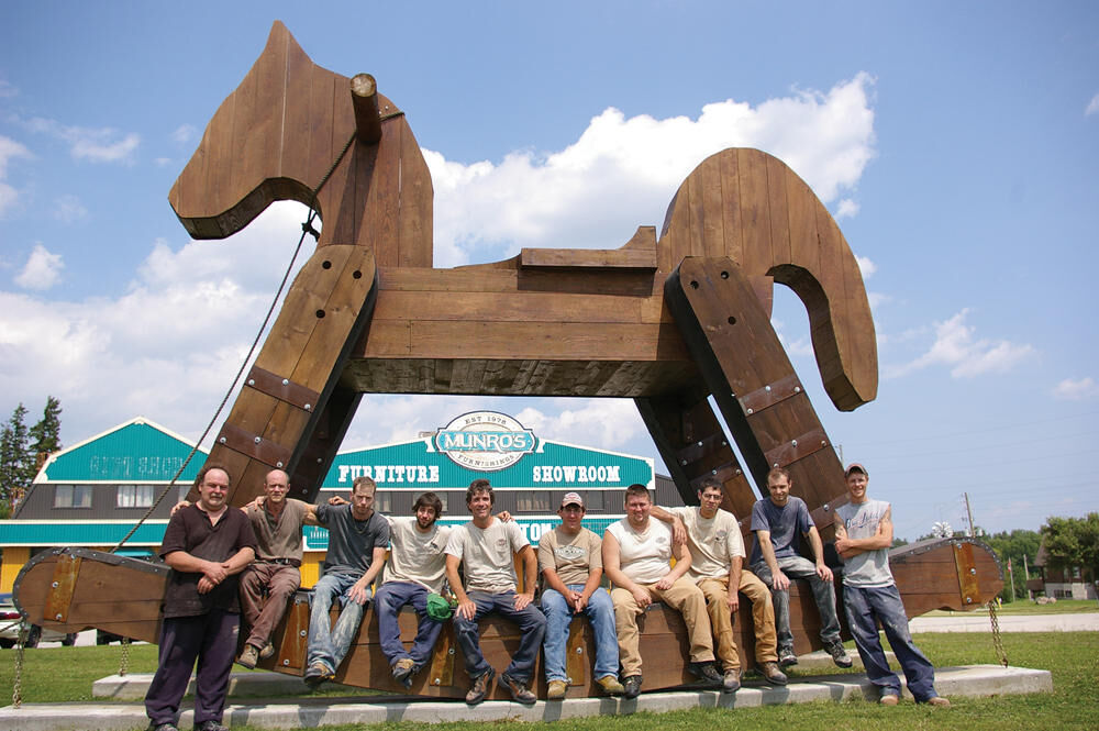 Riding the world’s biggest rocking horse