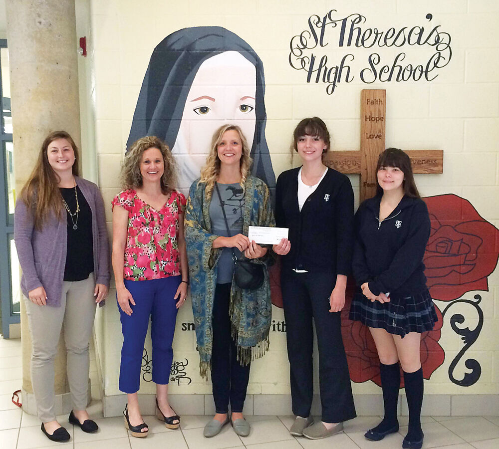 Midland's St. Theresa's Catholic High School makes donation to cancer ...