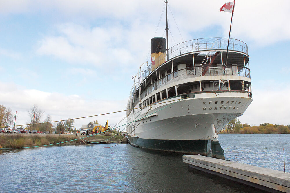 Moving day for SS Keewatin in Port McNicoll