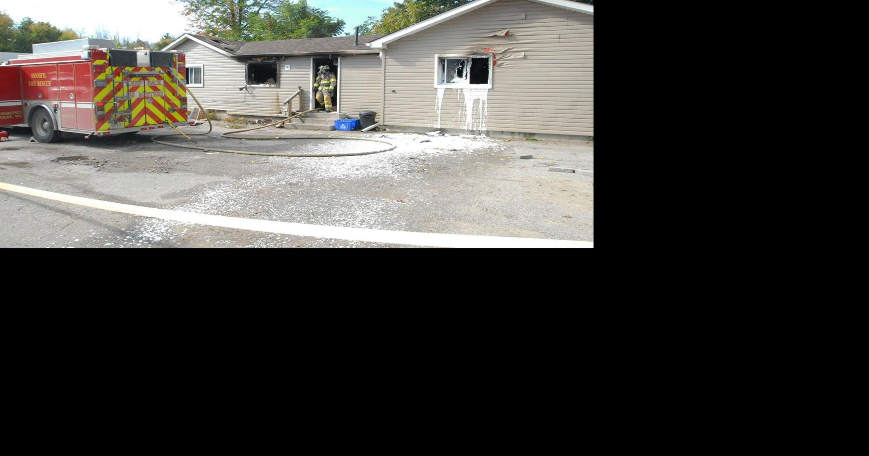 Tenants escape blaze as fire destroys Innisfil house