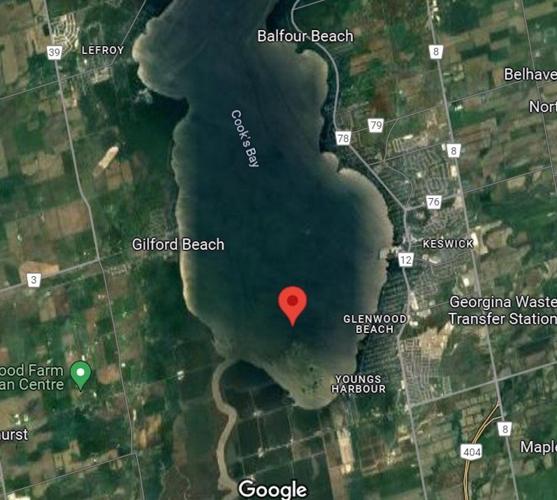 Do you know who left behind this ice hut on Lake Simcoe?
