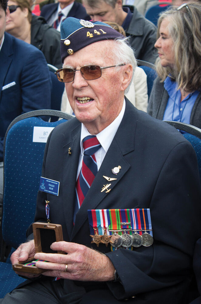 Wasaga veteran presented Bomber Command Bar in Ottawa