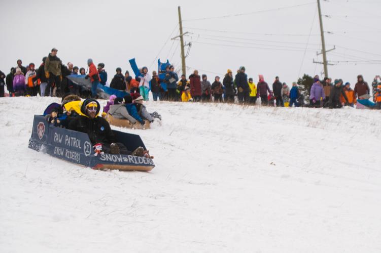North Simcoe Rotaract Cardboard Toboggan Races on Feb. 18