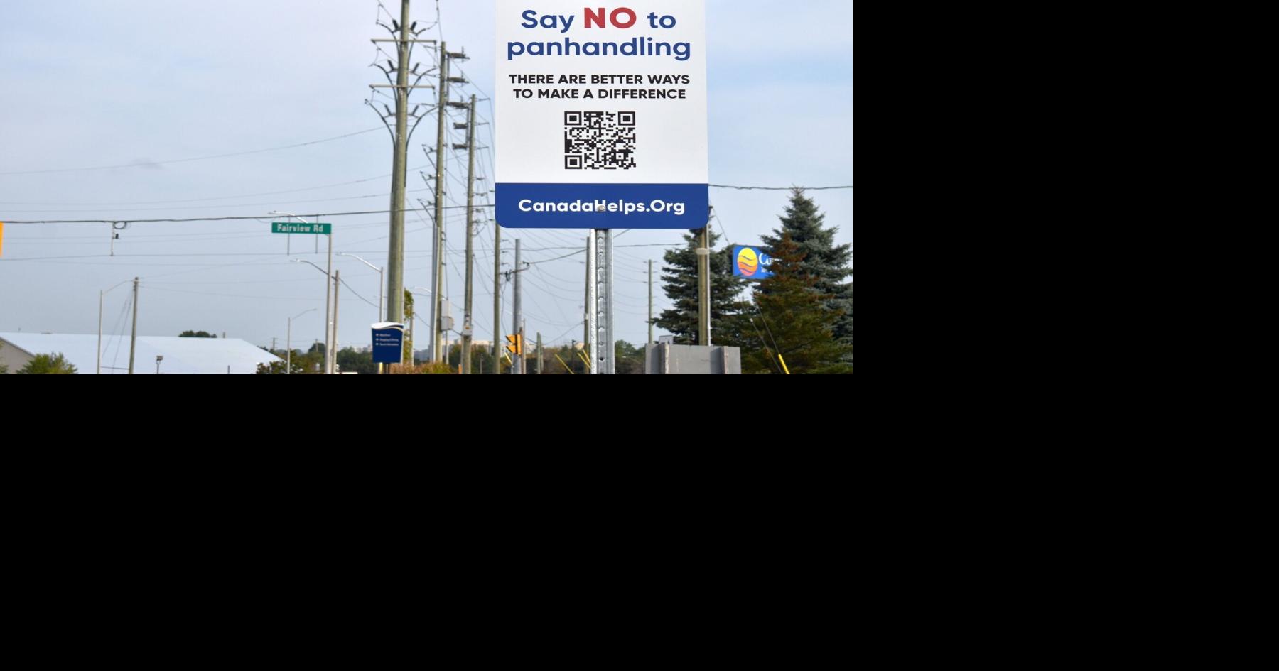 City of Barrie to revise panhandling signage