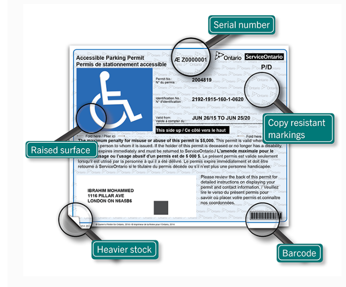Ontario makes changes to parking permits