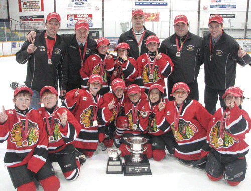 Novice Blackhawks win OMHA title
