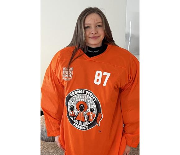 Orillia Hawks taking part in Orange Jersey Project