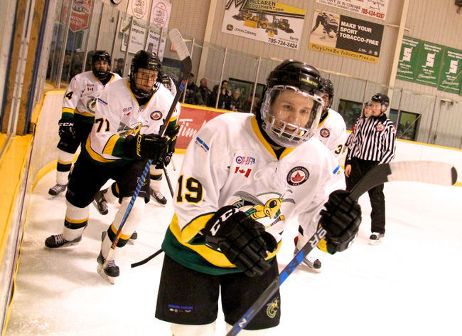 Hornets draw first blood in Alliston-Stayner series