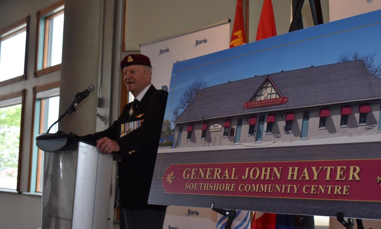 Southshore Centre renamed in honour of retired general
