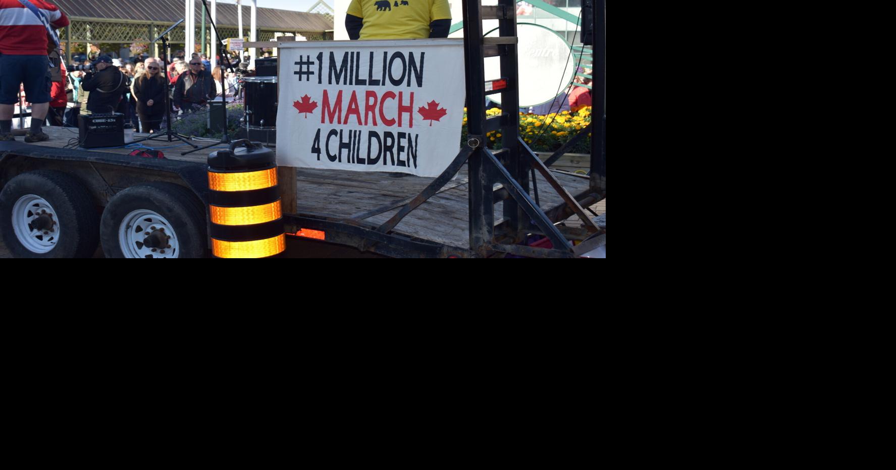 1 Million March 4 Children protest in Barrie turns heated