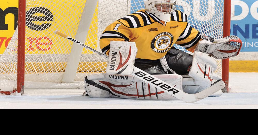 Penetang goalie standing tall for Sarnia Sting
