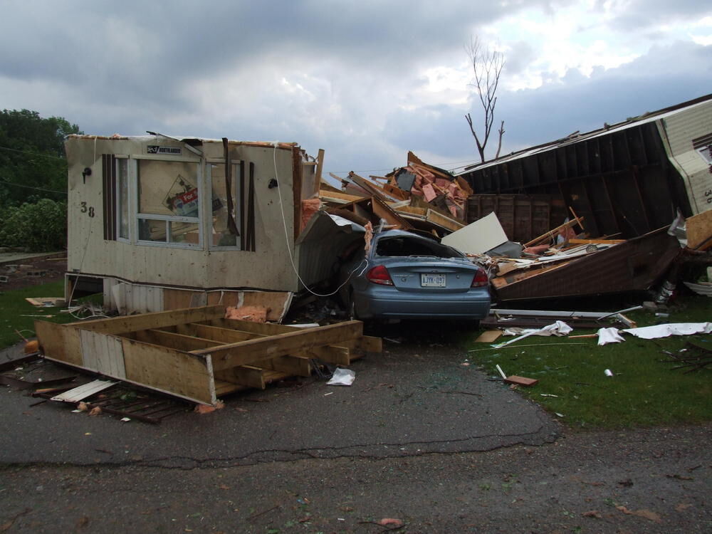 Midland slammed by tornado