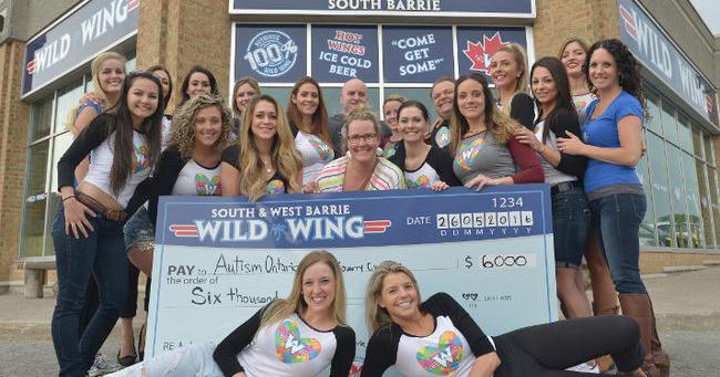 Wild Wing in Barrie helps out autism group