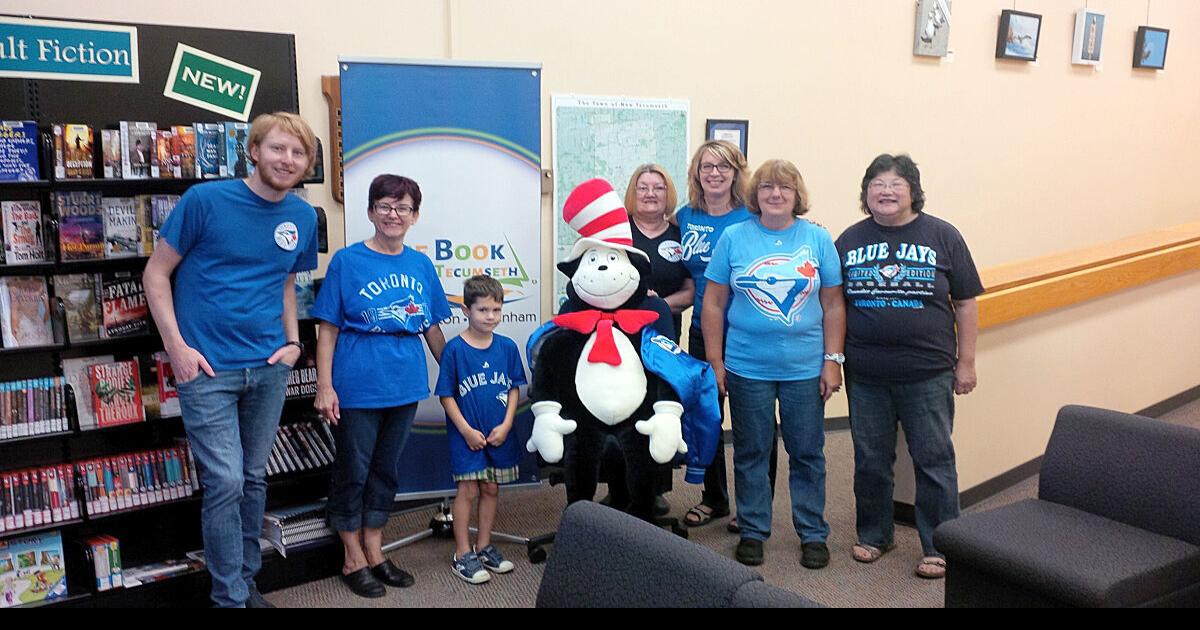 Alliston library staff celebrate playoff-bound Toronto Blue Jays