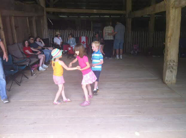 Old fashioned barn dance in Meaford