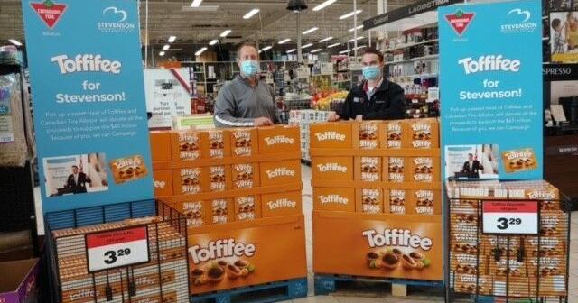 Alliston Canadian Tire’s Toffifee Tower Challenge raises $5,000 for ...