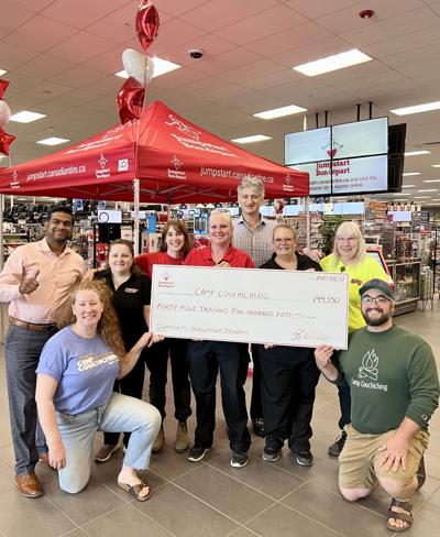'Jumpstart': Orillia Canadian Tire donates $44,550 to Camp Couchiching ...