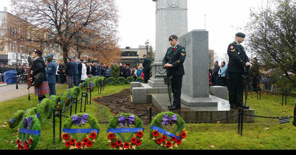 Remembrance Day in Barrie