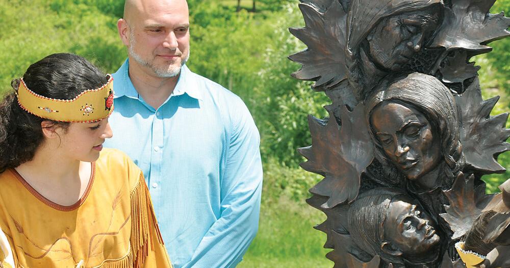 Historic statues unveiled along Legacy Walkway in Penetanguishene