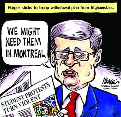 Cartoon - NEASE - Protests