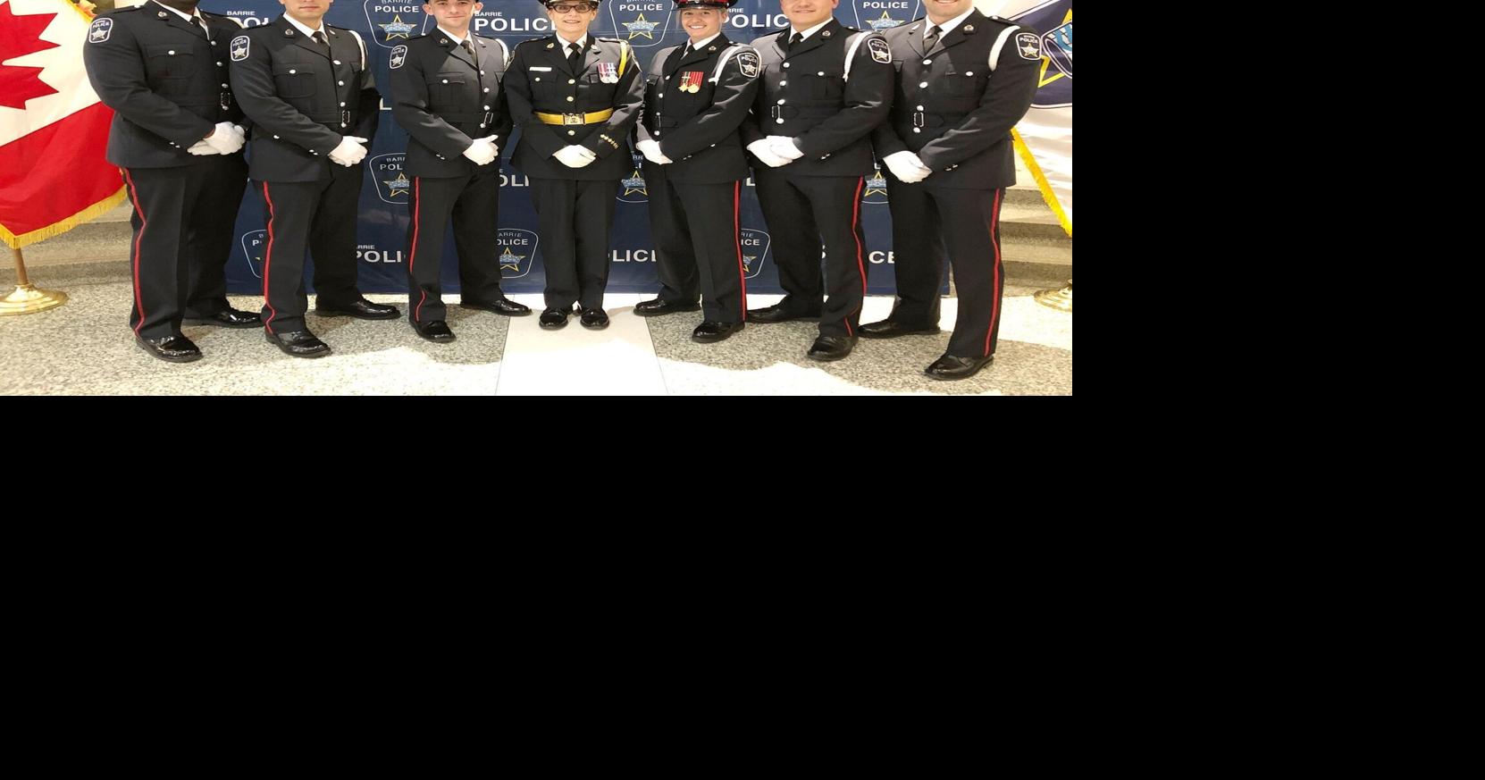Barrie police welcome six new constables during swearing-in ceremony