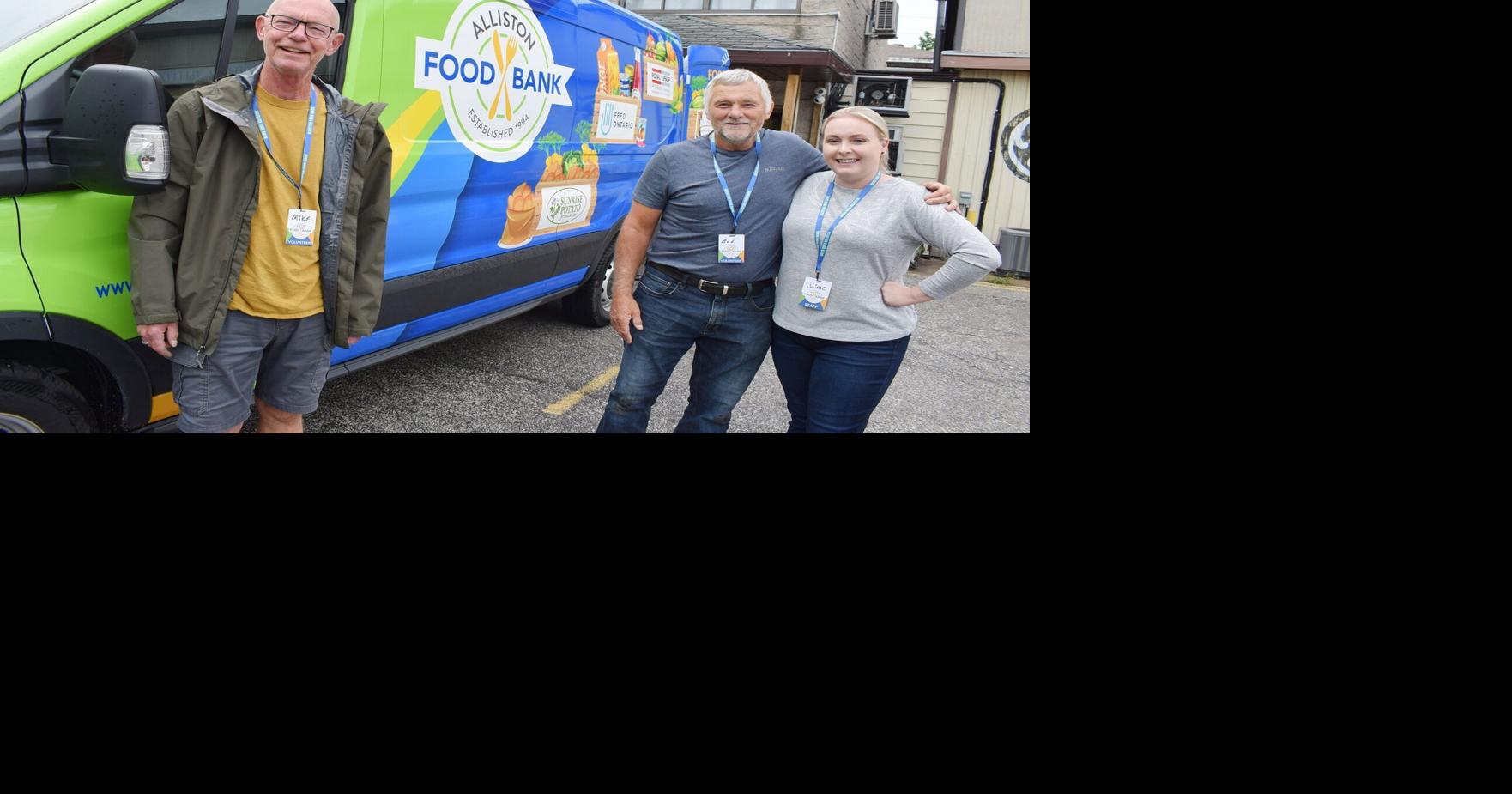 Alliston Food Bank rolls out new name, refrigerated delivery van
