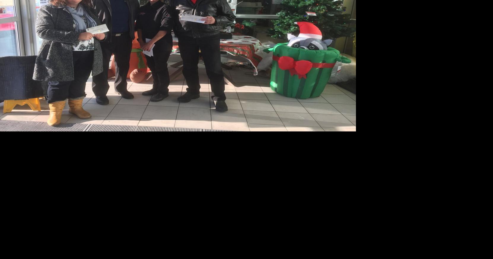 Alliston Canadian Tire gives back to food bank, shelter