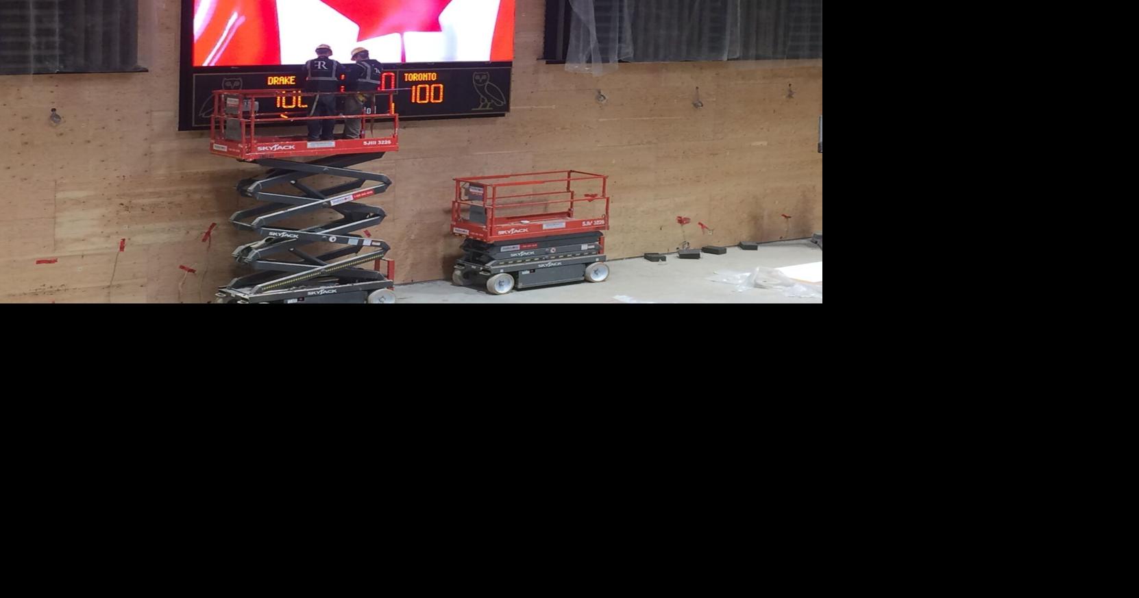 Orillia-area company lighting up Drake's basement basketball court