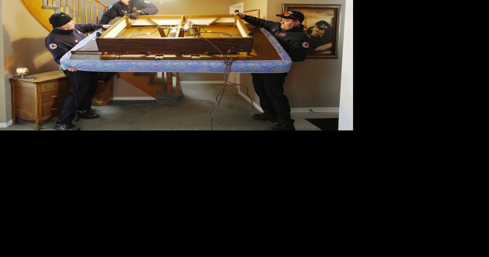 Barrie Fire Department helps with some heavy lifting