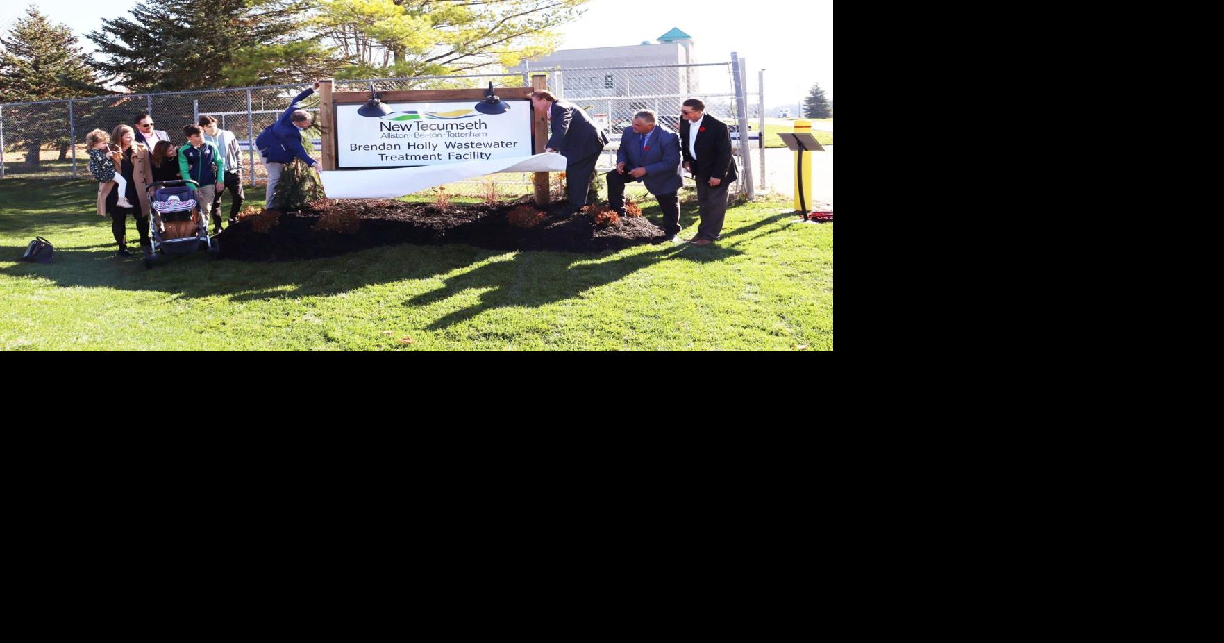 Wastewater plant in Alliston renamed after former CAO Brendan Holly