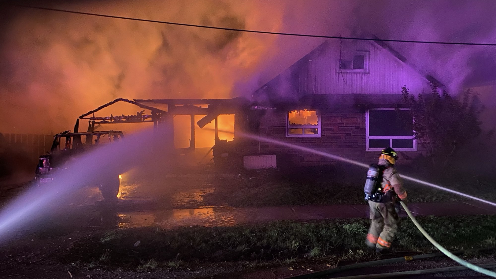 Orillia house fire leads to road closure: OPP