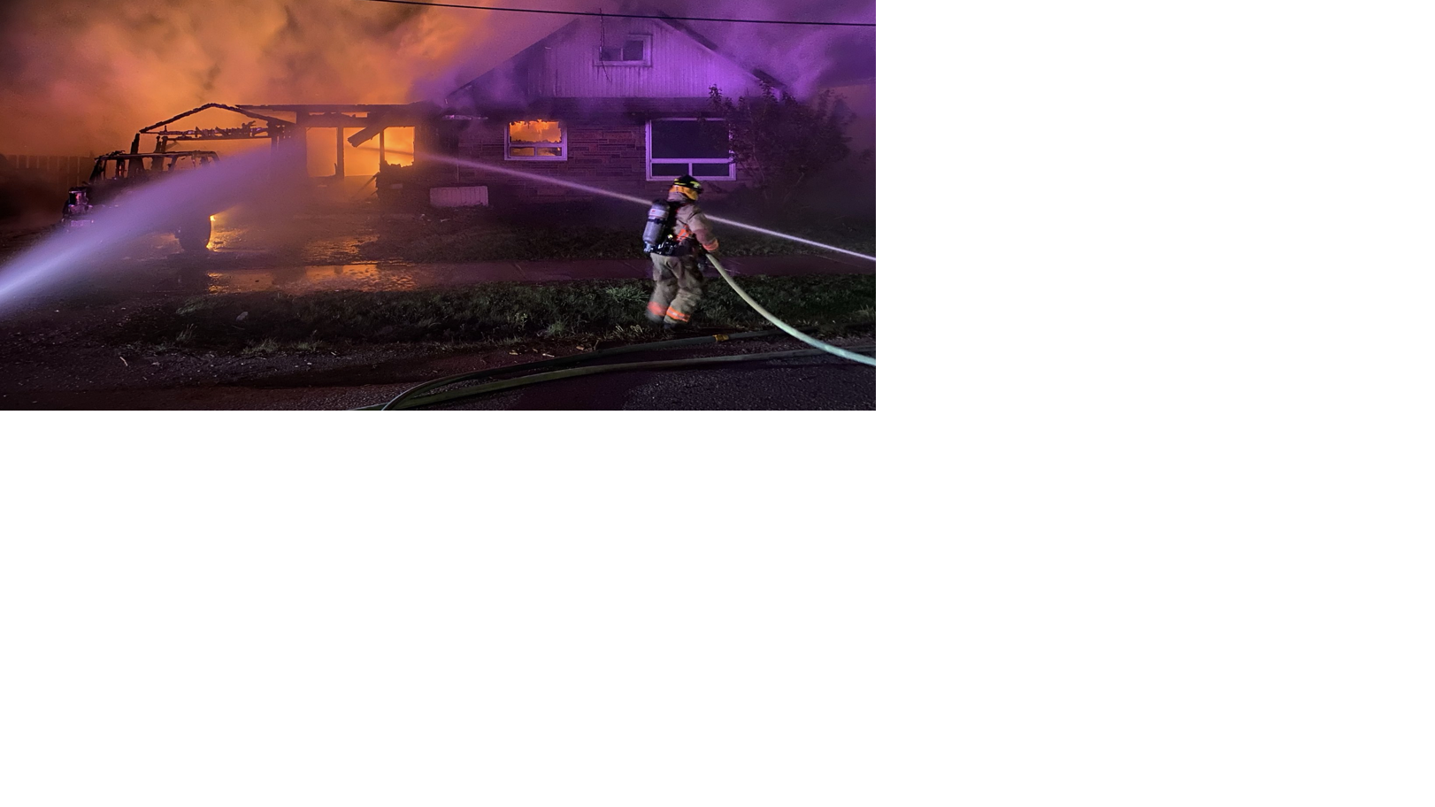 Orillia house fire leads to road closure: OPP