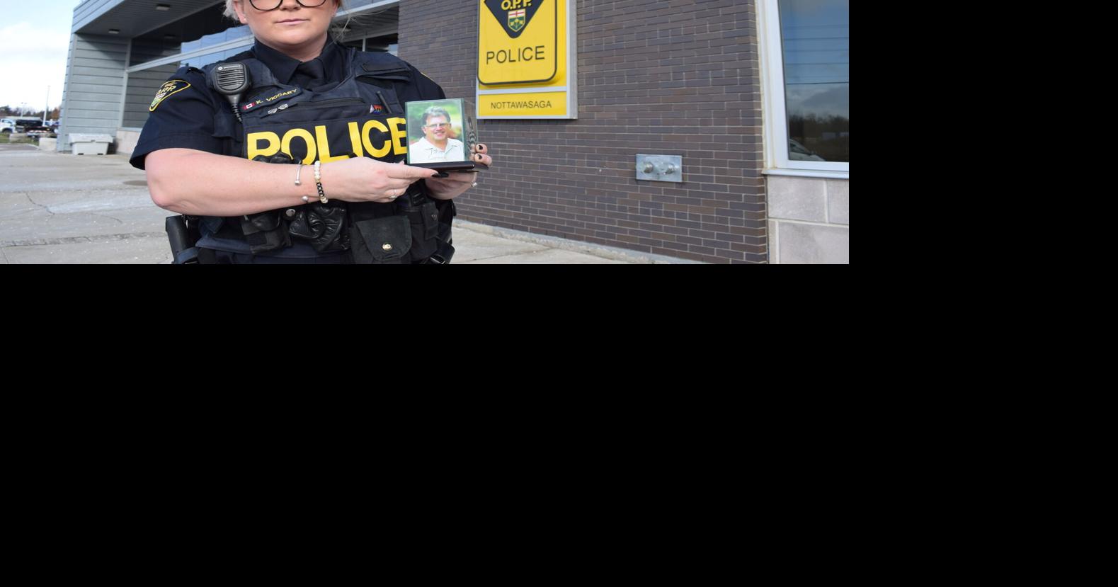 Cops share story of losing father in hopes of helping others