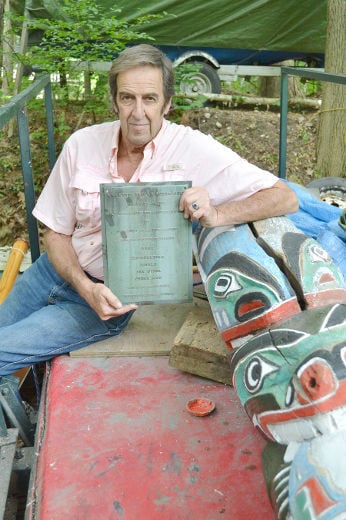 Artist Jimi McKee wants facelift for totem pole