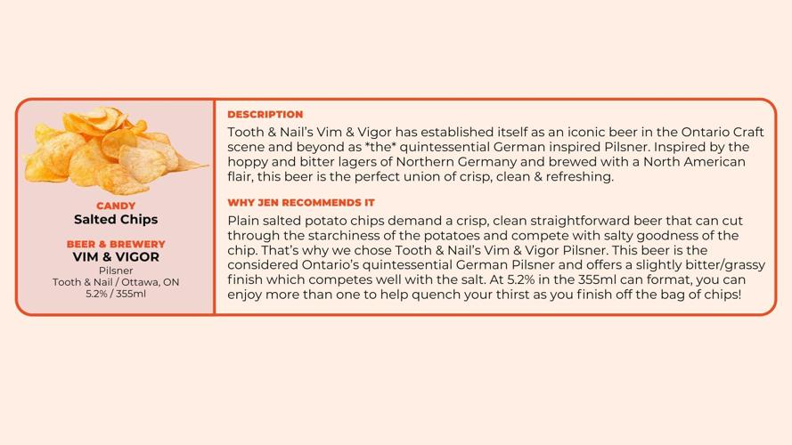 Halloween-themed Ontario beer and candy pairings