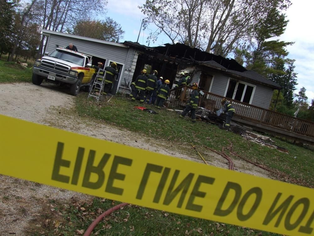 ‘Suspicious’ fire outside Stayner